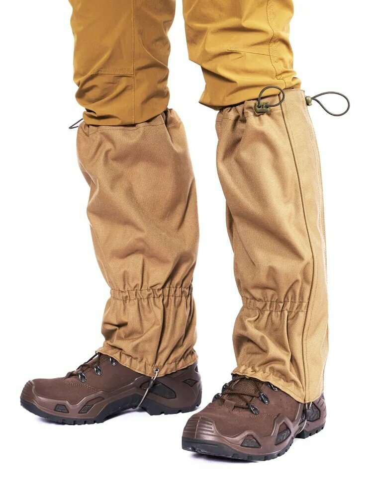 Тактические гамаши из кордуры, Водонепроницаемые Гетры для охоты, Защита от дождя и снега, грязи и песка, змей,1 пара, один размер