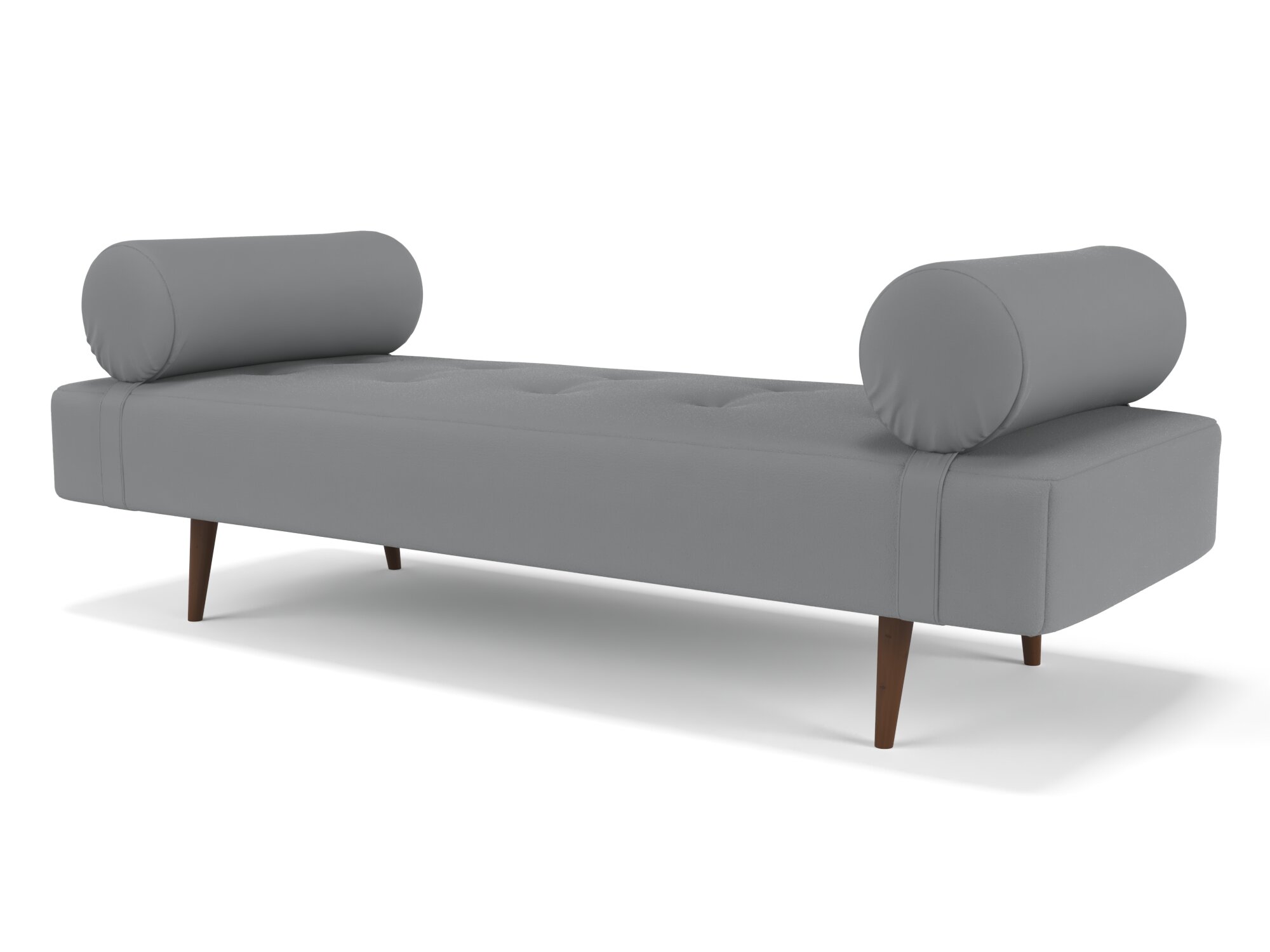 Дизайнерская кушетка Soft Element Бо дуо Grey, велюр, софа, современный стиль скандинавский лофт, на кухню, в прихожую