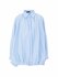 Рубашка ELEH Button balloon-effect shirt, размер 42, blue