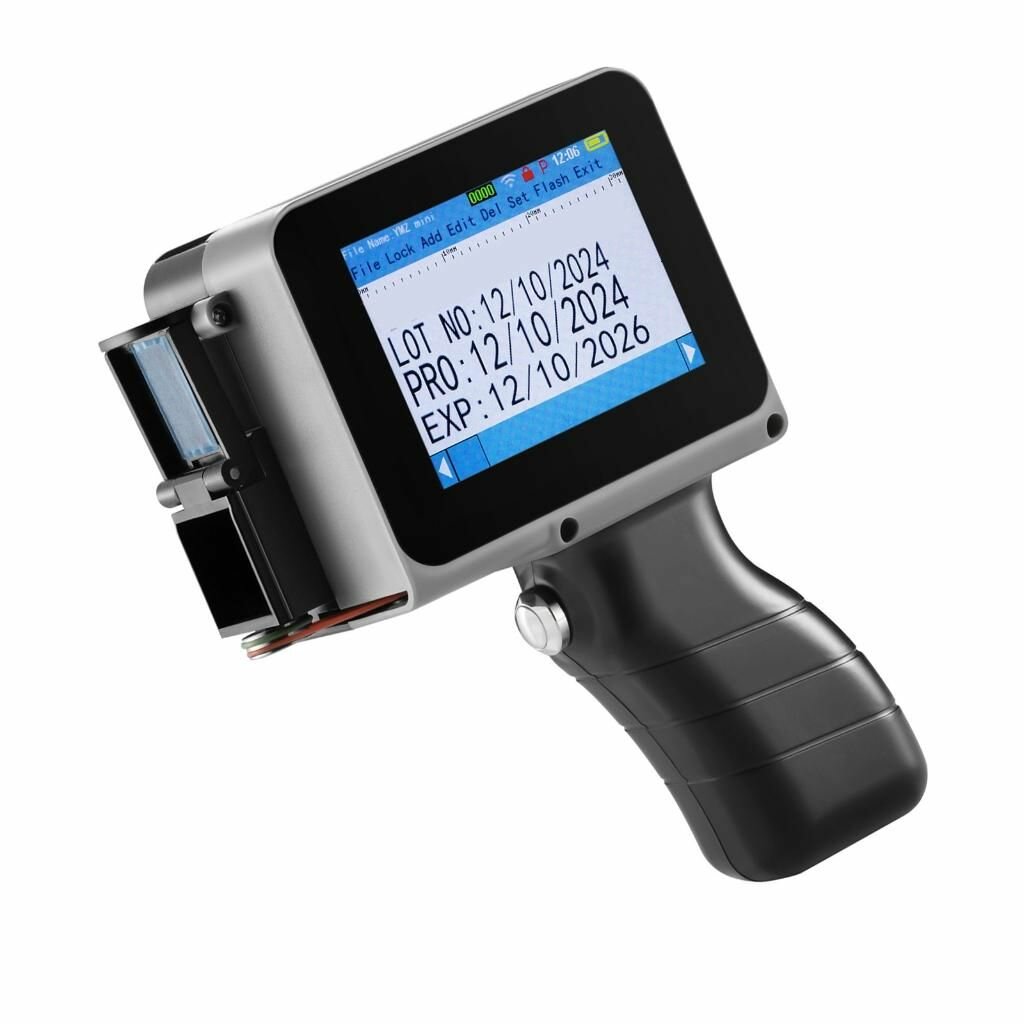 Эргономичный ручной струйный принтер для упаковки