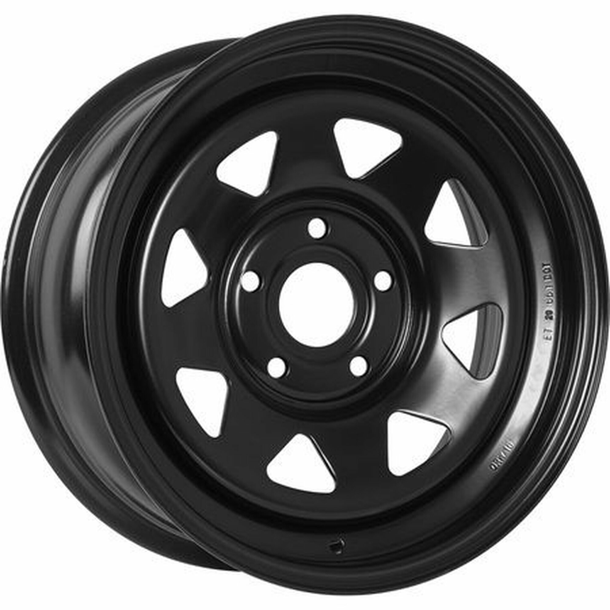 Колесный штампованный диск ORW (Off Road Wheels) УАЗ R16x8 5x139.7 ET-19 CB110 Black 86B