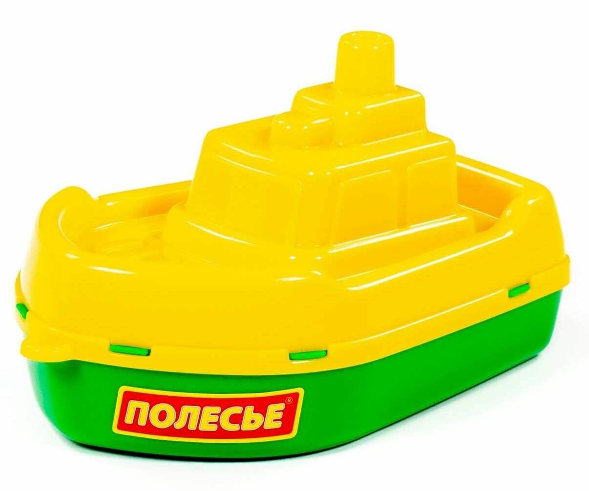 Машинка игрушечная Кораблик Буксир (в сеточке)