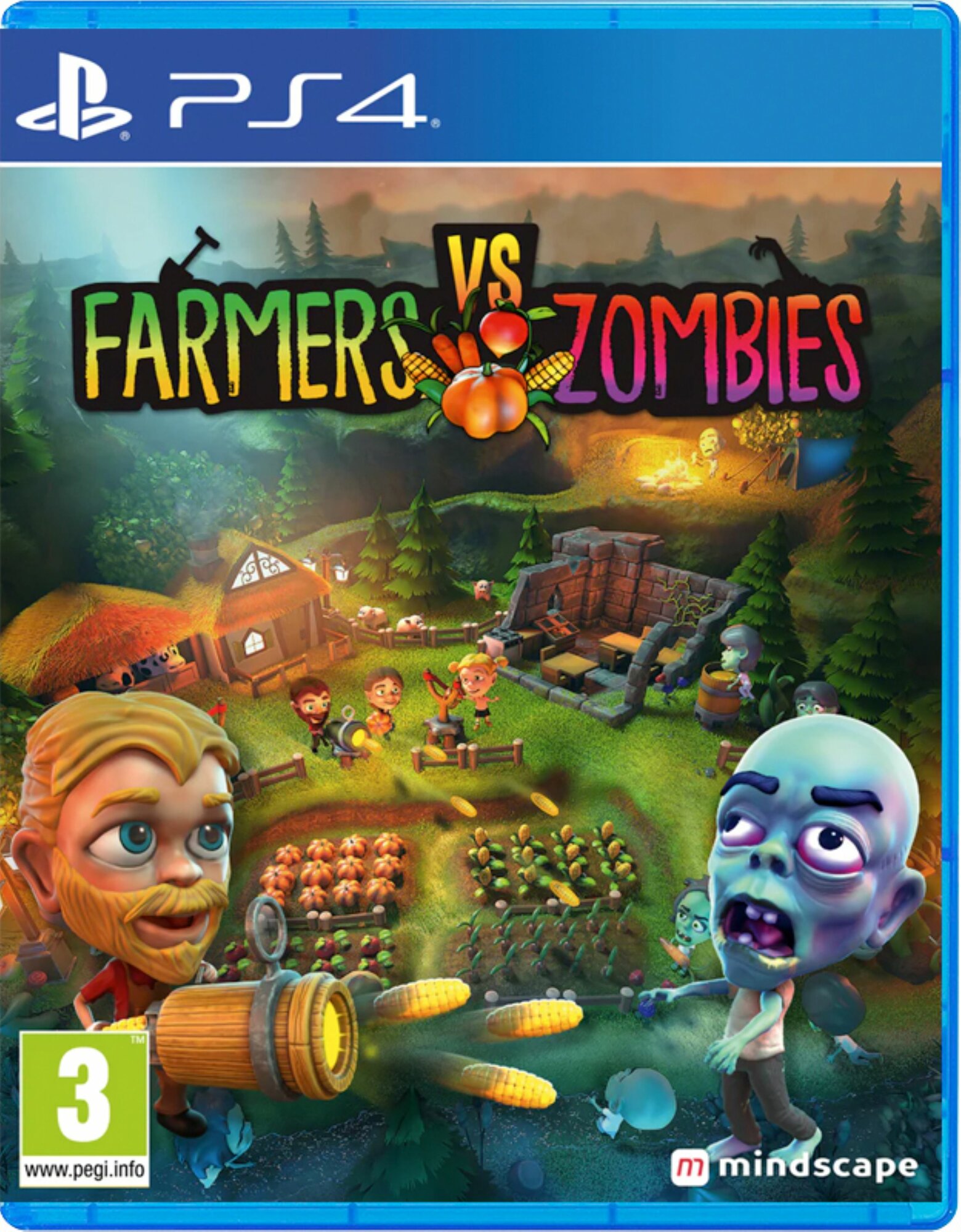 Farmers vs. Zombies (русские субтитры) (Игра на диске) (PS4)