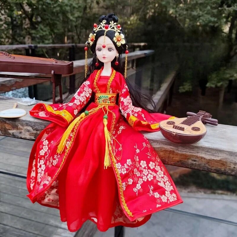 Кукла CANDY SISTER Ханфу 30 см Red