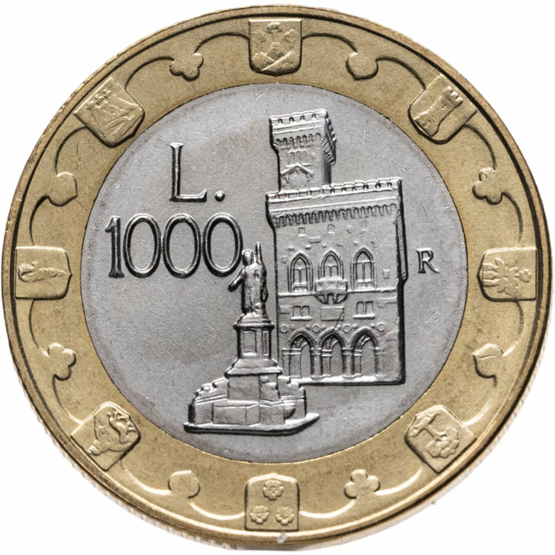 Сан-Марино 1000 лир (lire) 1997