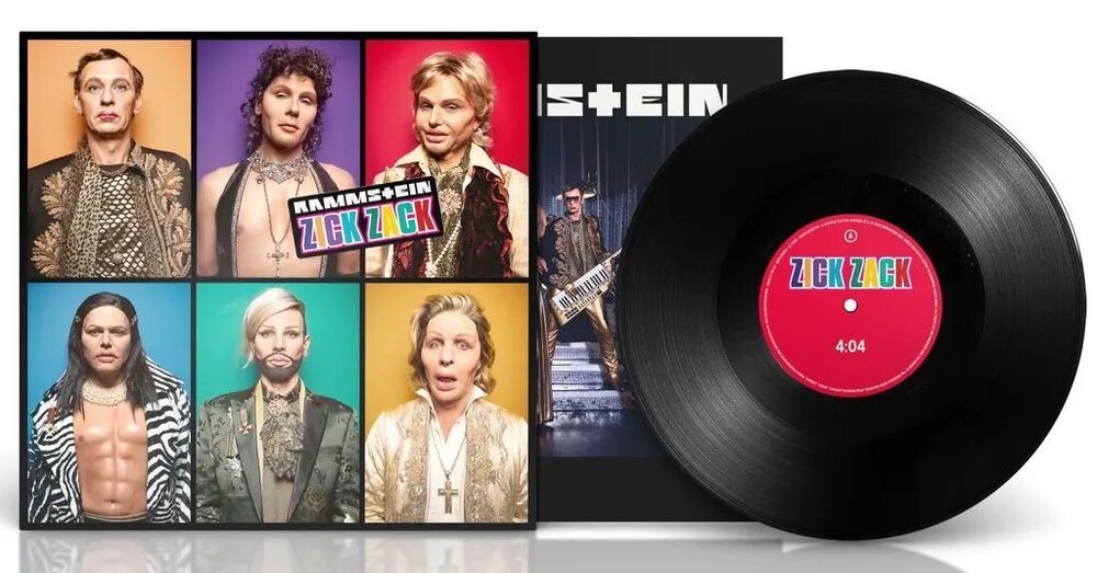 RAMMSTEIN - Zick Zack 7" Single Мини Винил (2022) - Европейский Союз