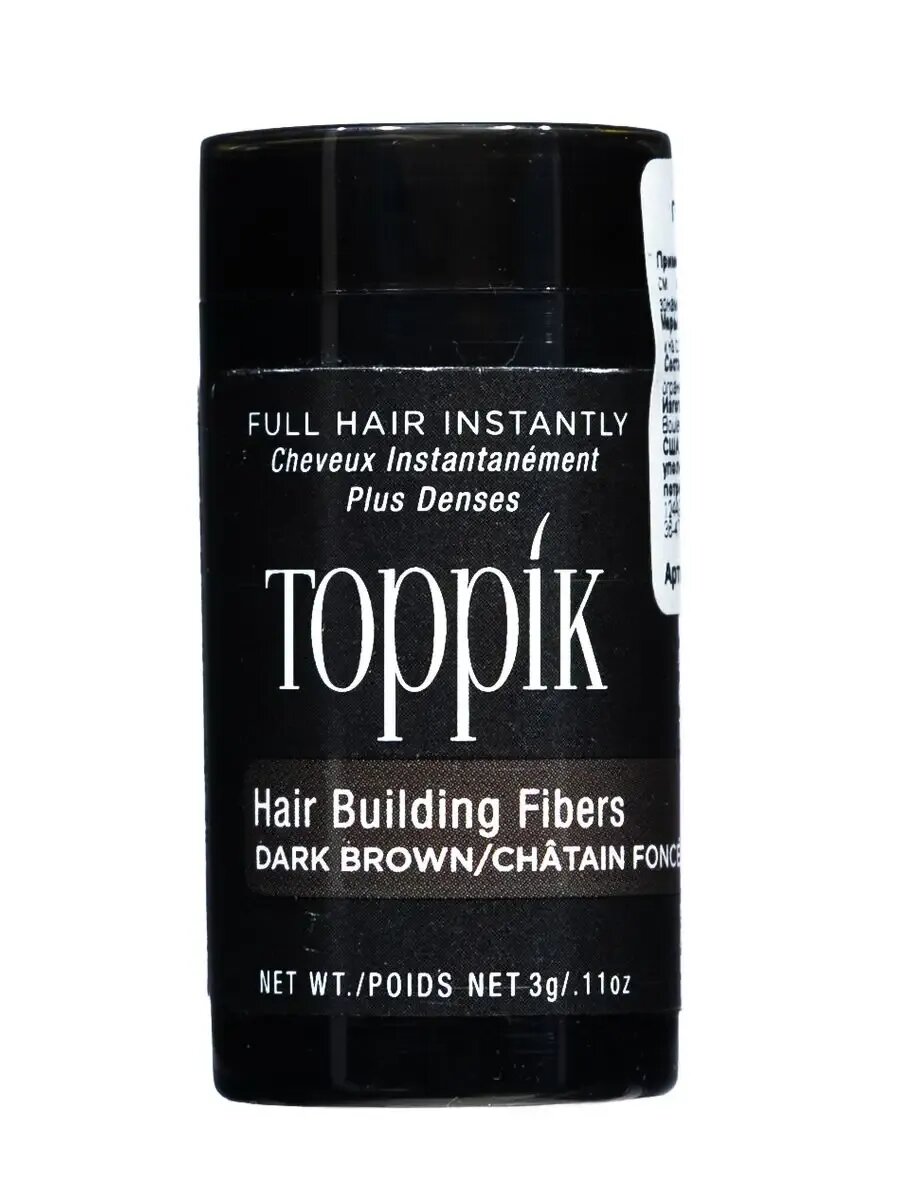 Пудра-загуститель для волос брюнет, 3 г