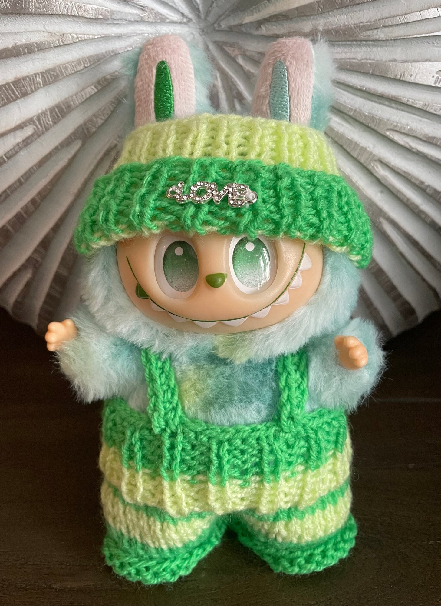 Лабубу мягкая игрушка брелок Labubu Love 17см