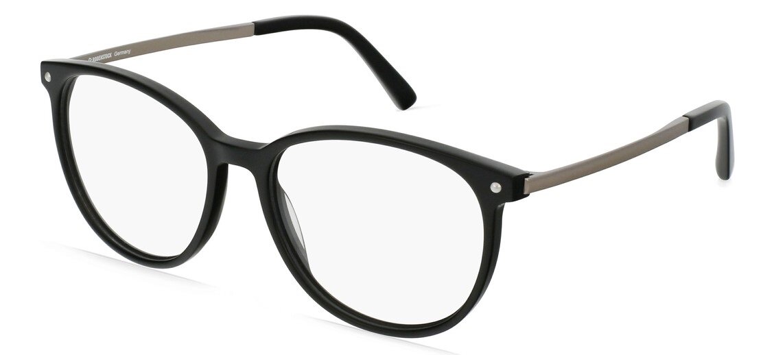Оправа Rodenstock R5347 A, чёрная, овальная, пластиковая, ширина оправы 145 мм