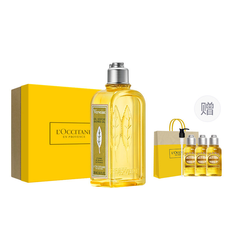 Гель для душа унисекс LOCCITANE Свежая вербена, ароматный увлажняющий, 250 мл и 500 мл