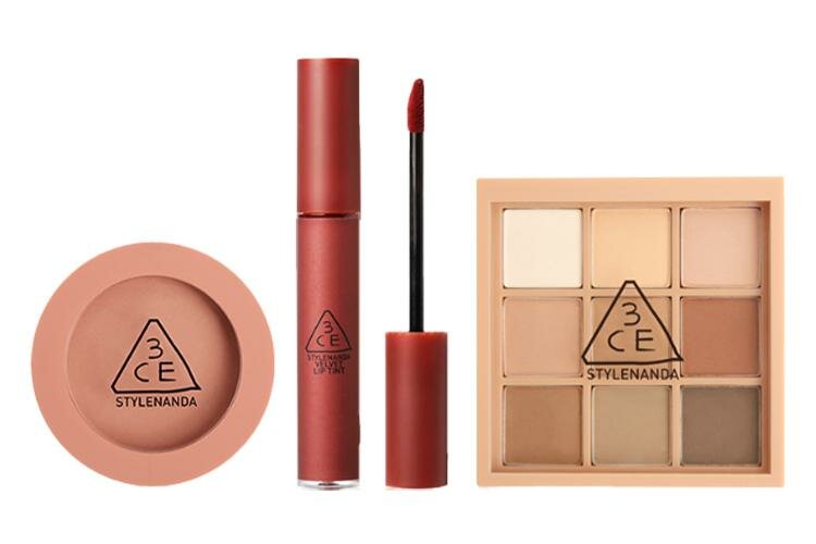 Набор макияжа женский 3CE Champion Velvet Matte Complexion, 3 предмета, антивозрастной