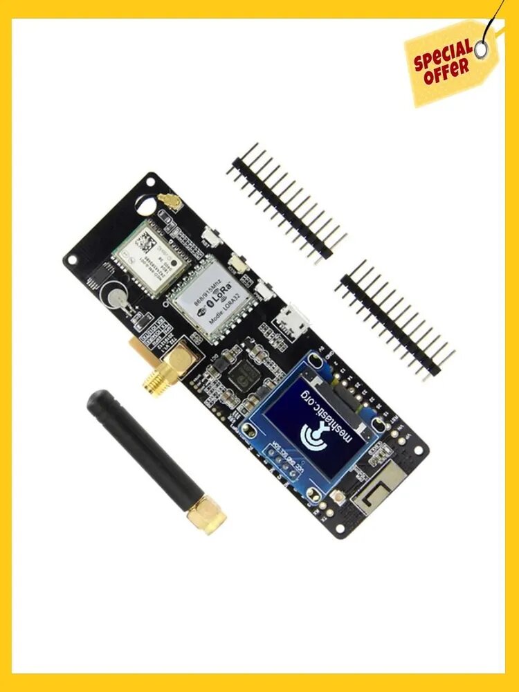 P5TTGO Meshtastic T-Beam V1.2 ESP32 LoRa Разрабатывающая Доска С OLED-Дисплеем 433 МГц Для