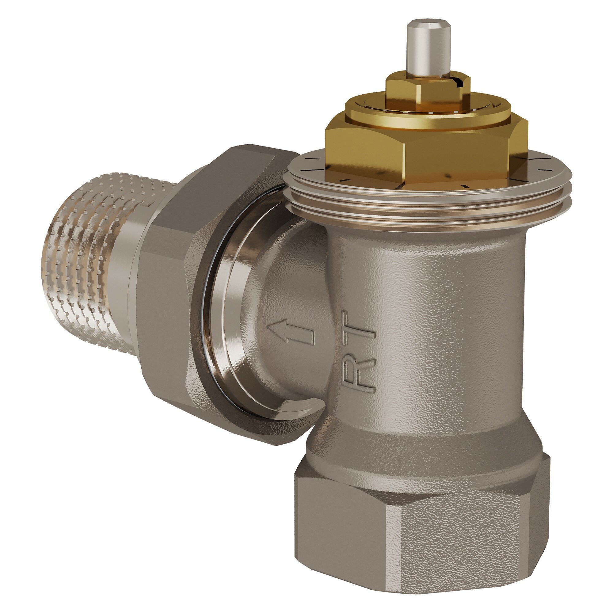 Клапан термостатический угловой Royal Thermo 1/2 М30х1.5