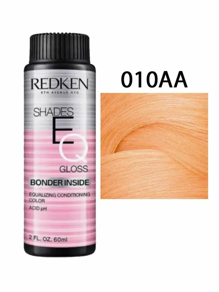 Redken Shades EQ Bonder Inside 010AA ореховый - Краска-блеск без аммиака с бондером 60 мл