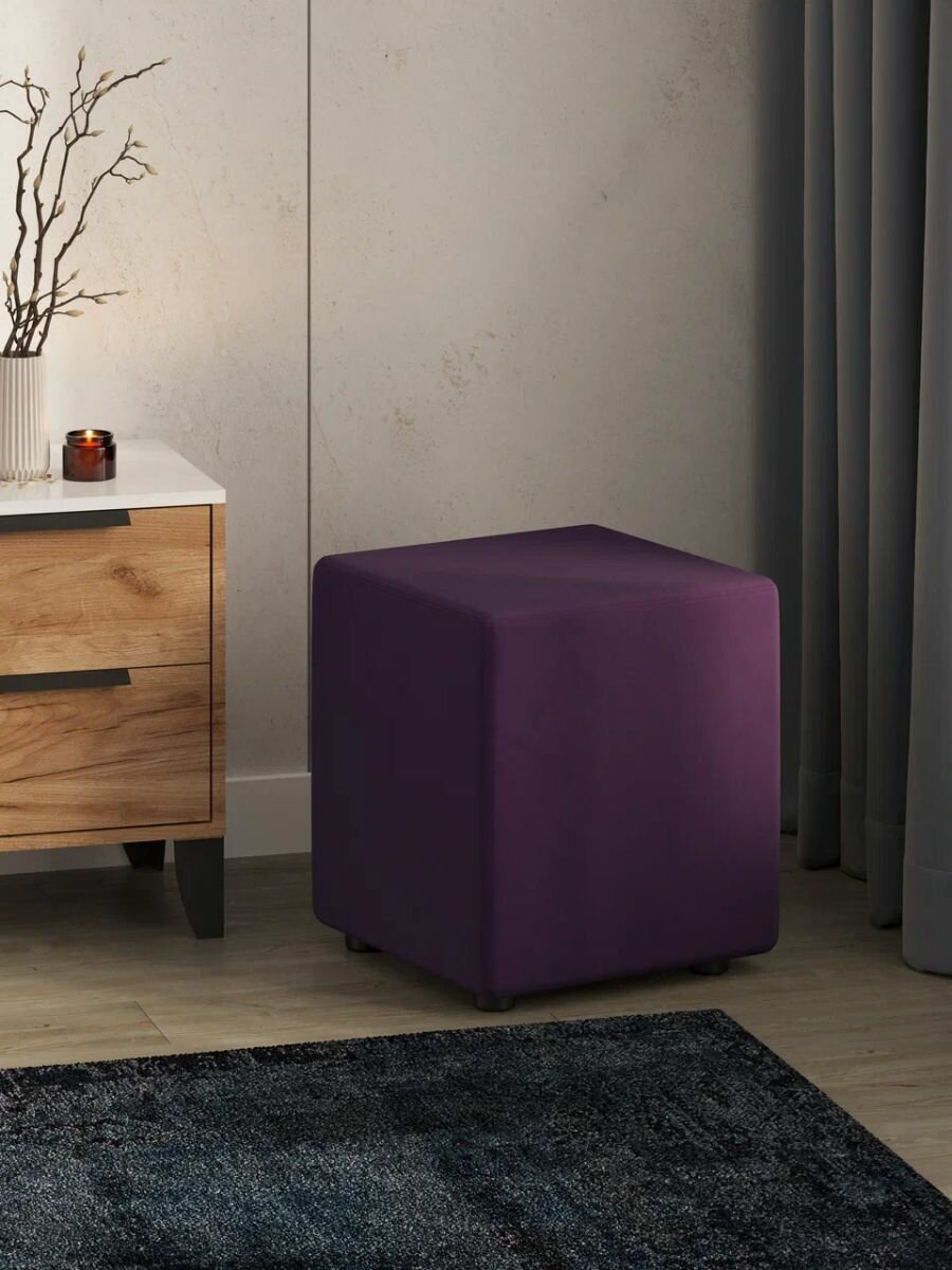 Домани Пуф Майнер, 425х445х425, Винный