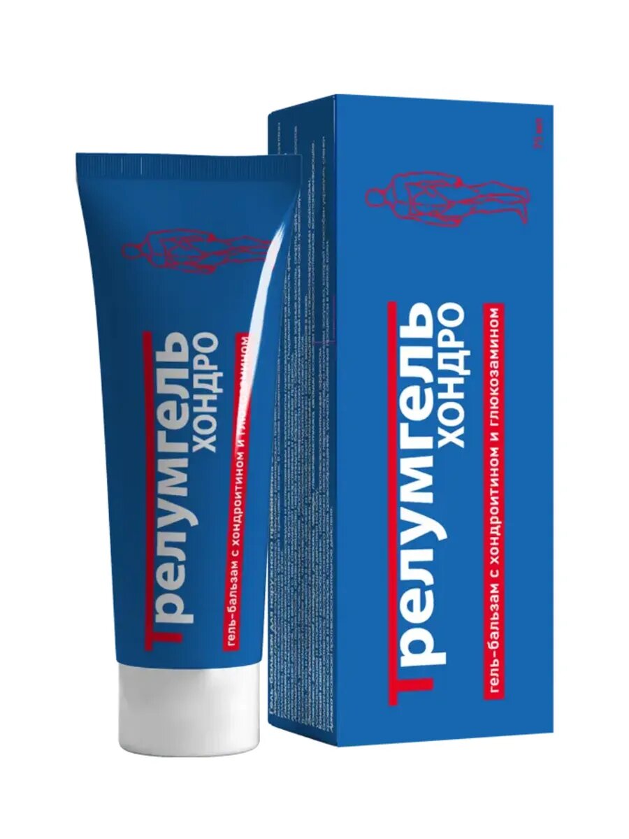 Трелумгель хондро, гель-бальзам, туба, с хондроитином и глюк
