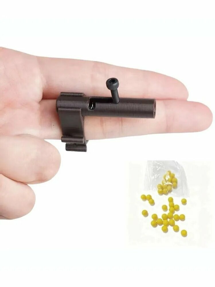 Мини-игрушка пистолет-кольцо для розыгрышей, игрушка для снятия стресса, карманный фиджет-лаунчер для детей и взрослых, безопасный пластиковый материал, простой в использовании, весёлый в любом месте