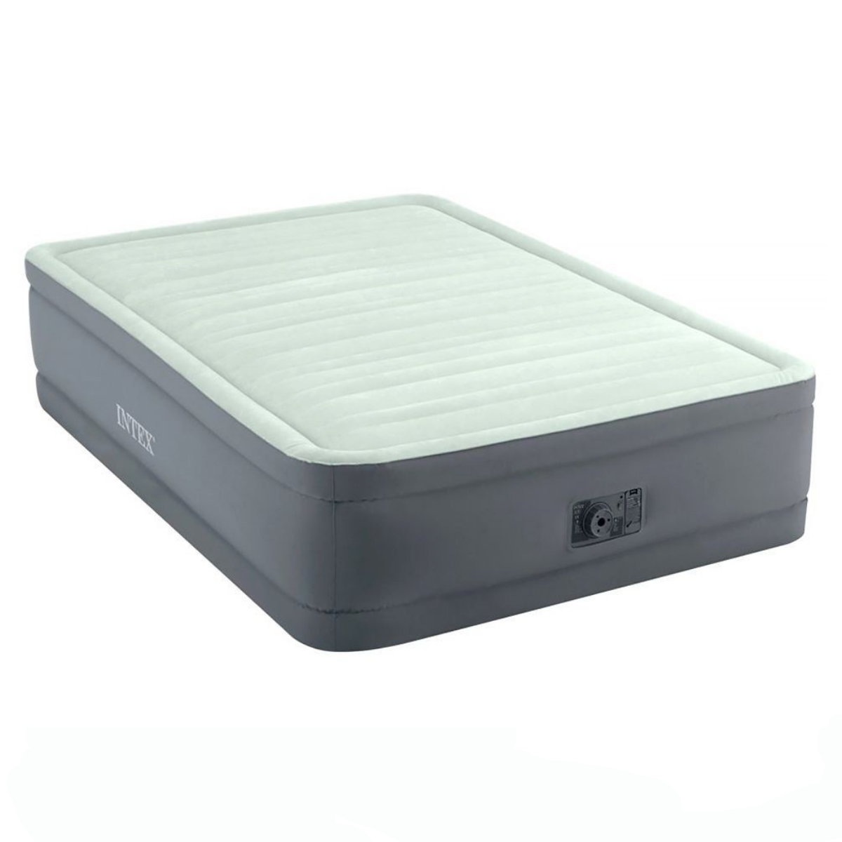 Надувная кровать Intex 64904 Premaire Elevated Airbed, серый, 137х191х46 см