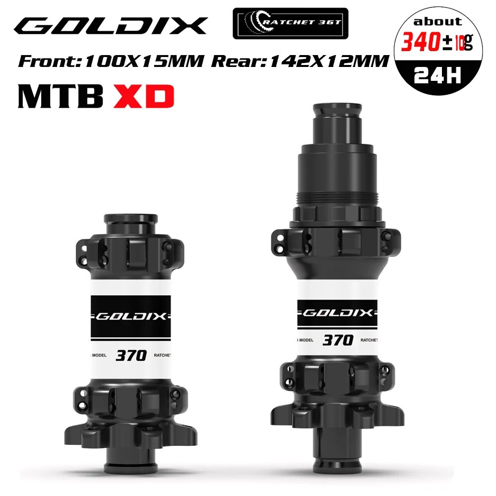 GOLDIX M370 Втулка MTB 24 отверстия 36T BOOST XD 100x15 142x12