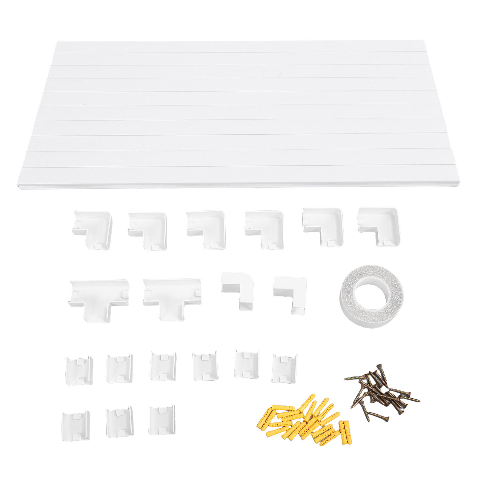 Кабель-канал для проводов, 24x14мм, окрашиваемый, для 4-5 Ethernet