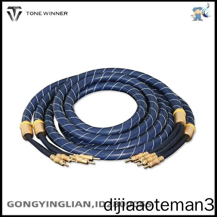 TONE WINNER SC6 Аудиокабель темно-синий белый акустический кабель для усилителя 2xRCA