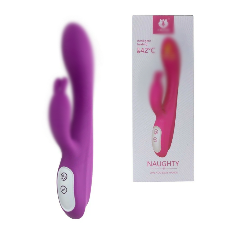 Вибромассажер S-Hande "Naughty", с функцией нагрева, водонепроницаемый
