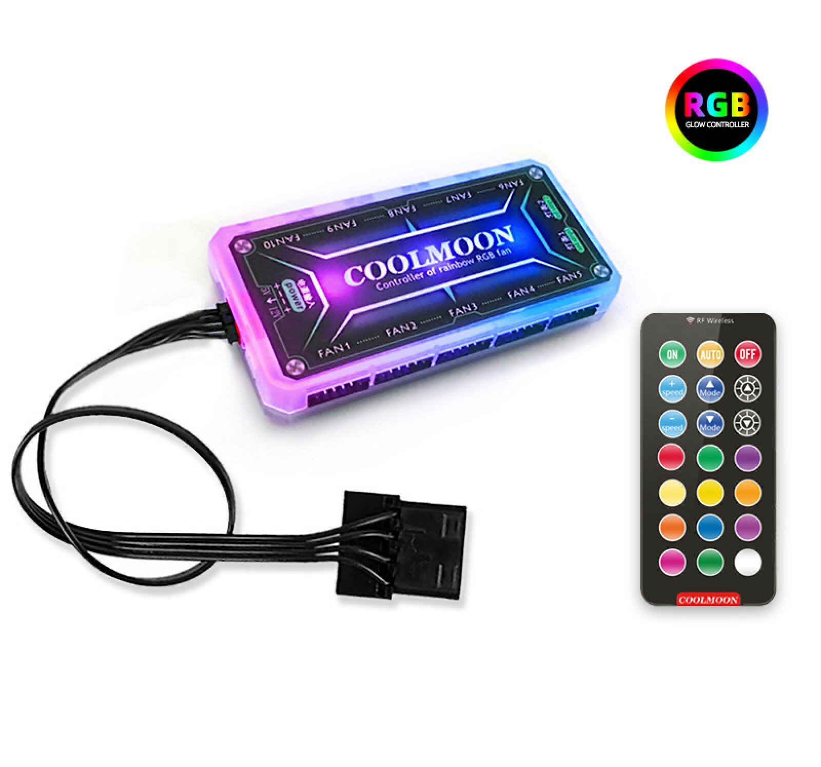 Контроллер подсветки MyPads с пультом управления и 4-pin коннектором для вентиляторов ПК
