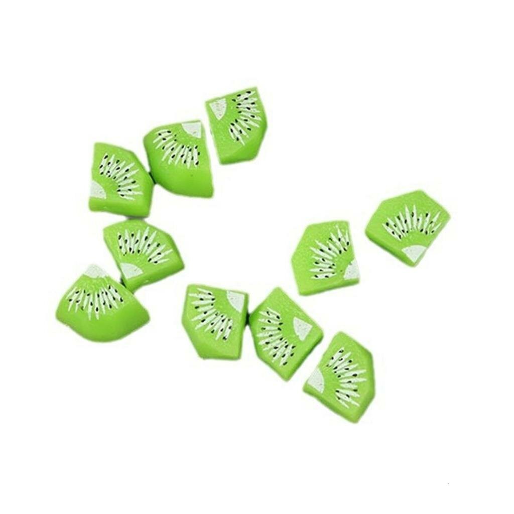 Искусственные дольки киви и апельсина, кусочки киви