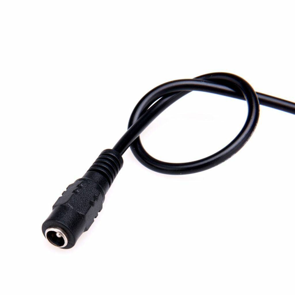 Надежность DC5.5x2,1 мм Power Cable Cable, безопасные женские штекеры Провод Провод 28 см/11,02 дюйма