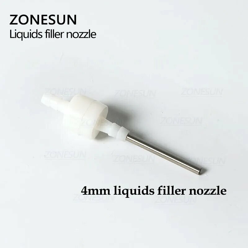 ZONESUN 4mm liquids filler nozzle для розлива жидкостей, сталь