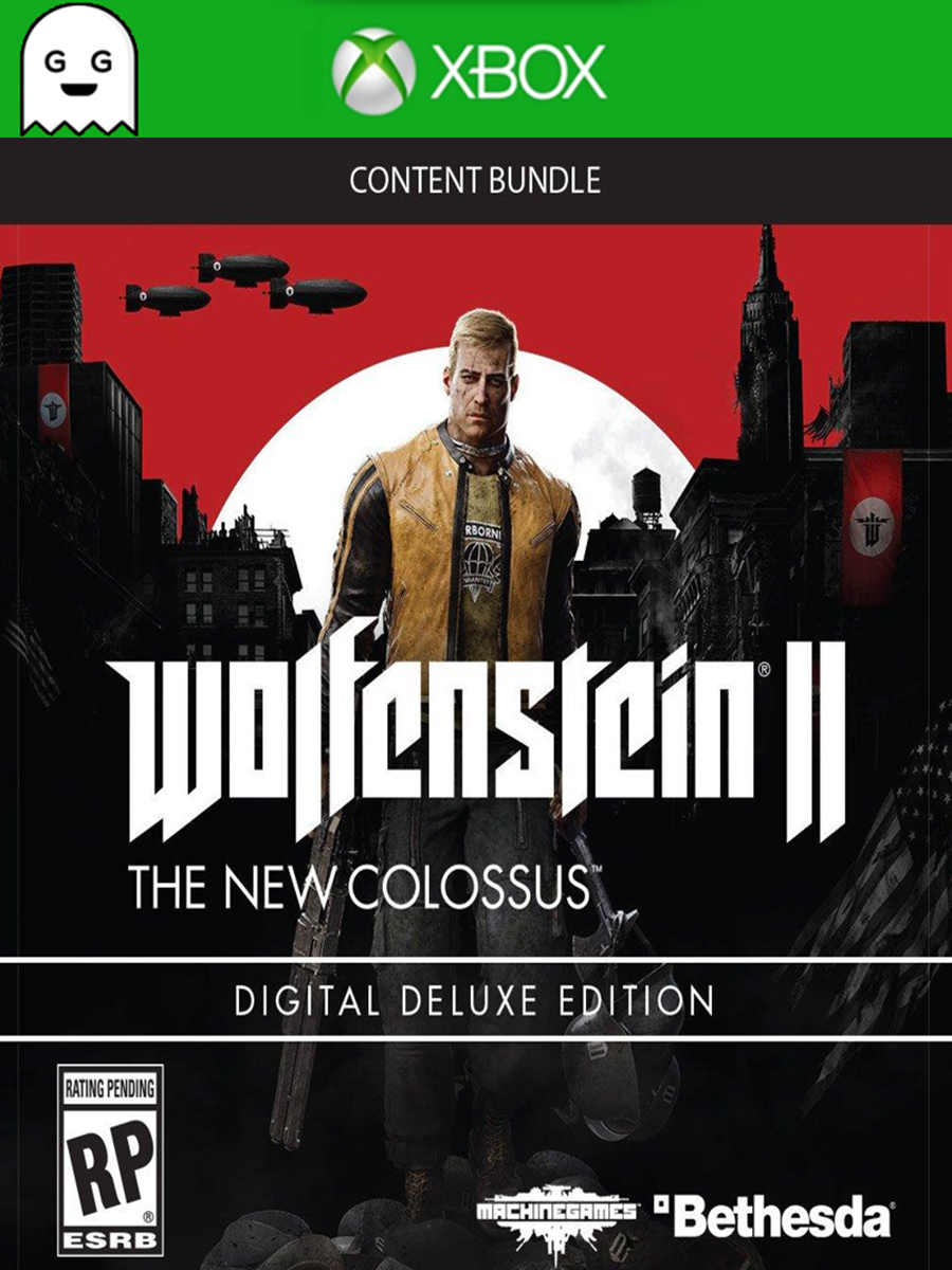 Игра Wolfenstein II: The New Colossus Digital Deluxe Edit, цифровой ключ для Xbox One/Series X|S, русская озвучка
