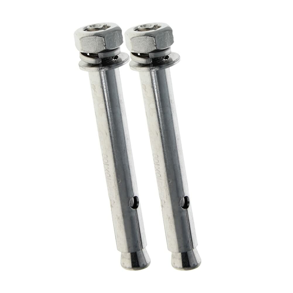 Внешний шестигранный расширительный болт M10x100 мм, расширительный винт из углеродистой стали, анкерная втулка для забо