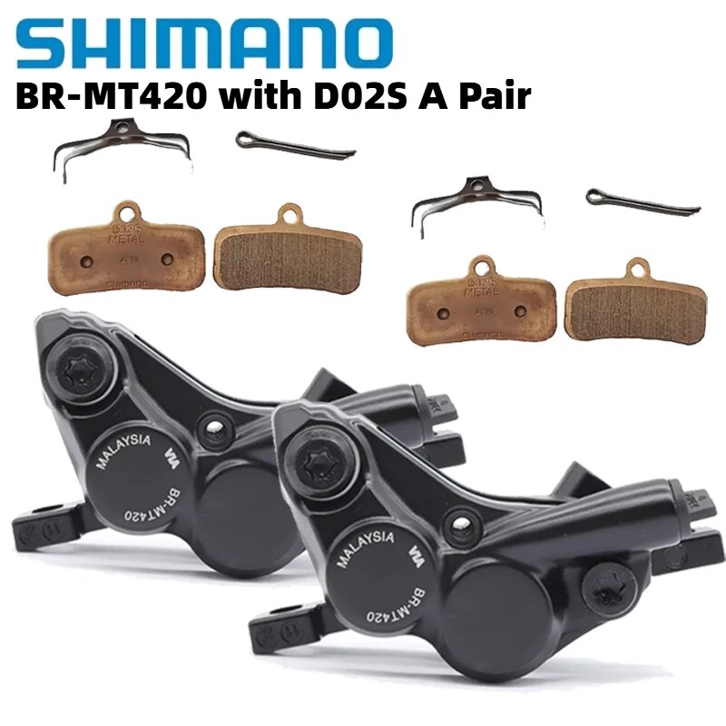 Тормоза SHIMANO MT420 Metal D02S 2Pc