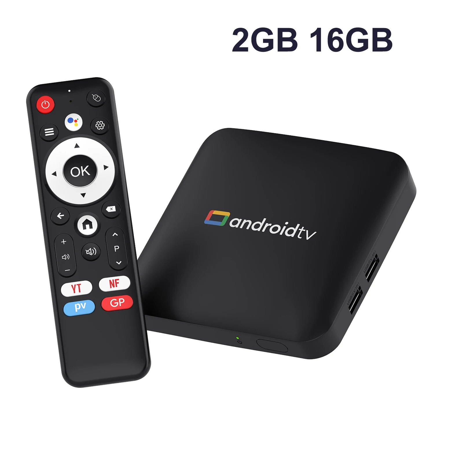 Android TV приставка H96 MAX 2/16 ГБ, EU Plug