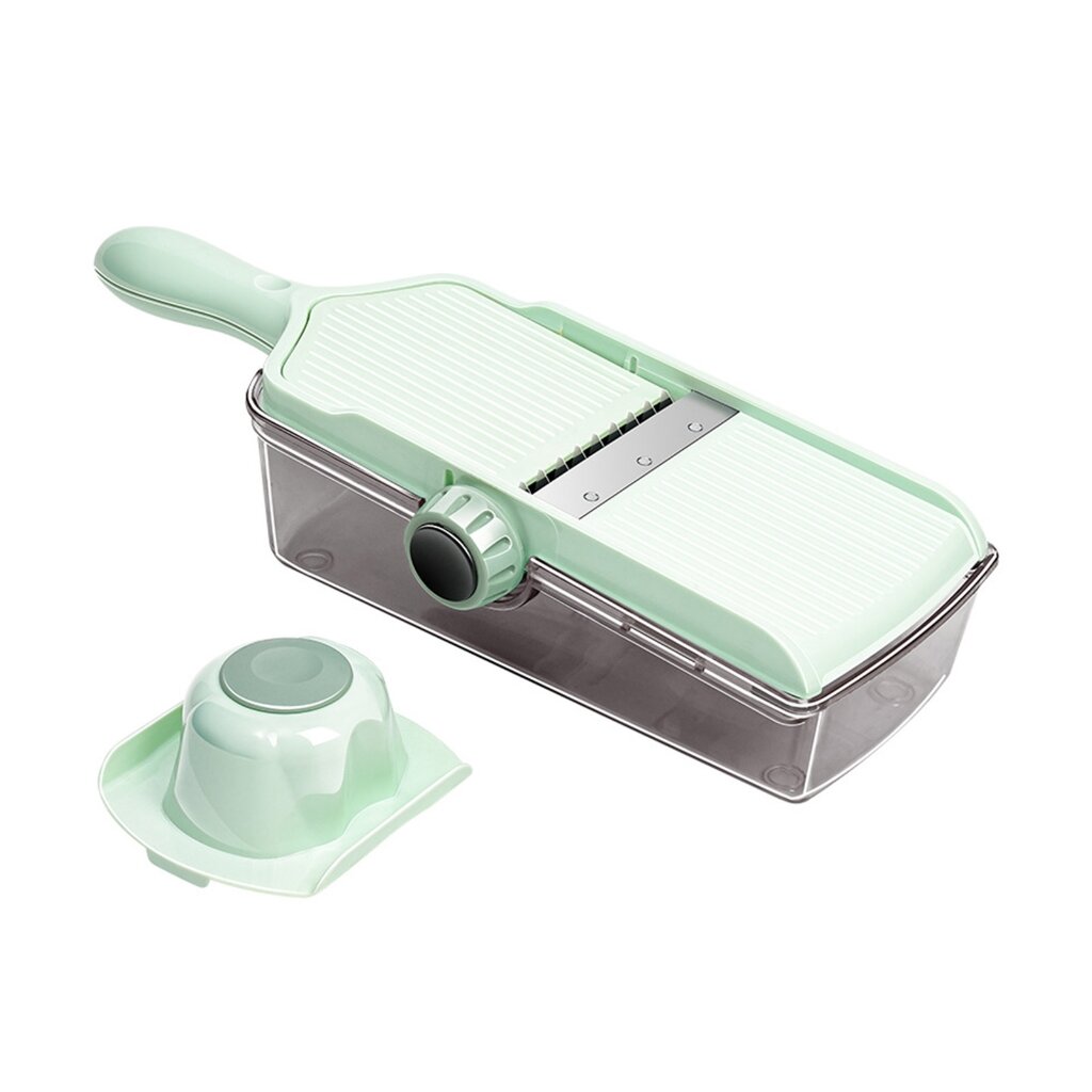 Многофункциональная Мандолина-Слайсер Ручная Овощерезка, Терка для Сыра с Контейнером, Измельчитель Огурцов, Кухонный Гаджет