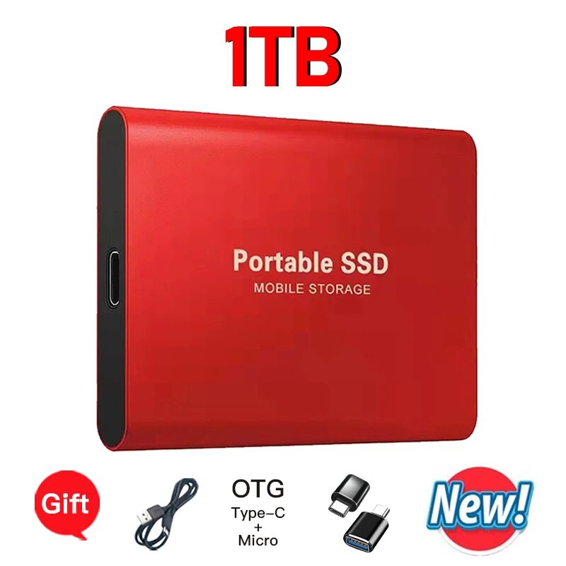 Внешний SSD 1TB Portable USB Type-C