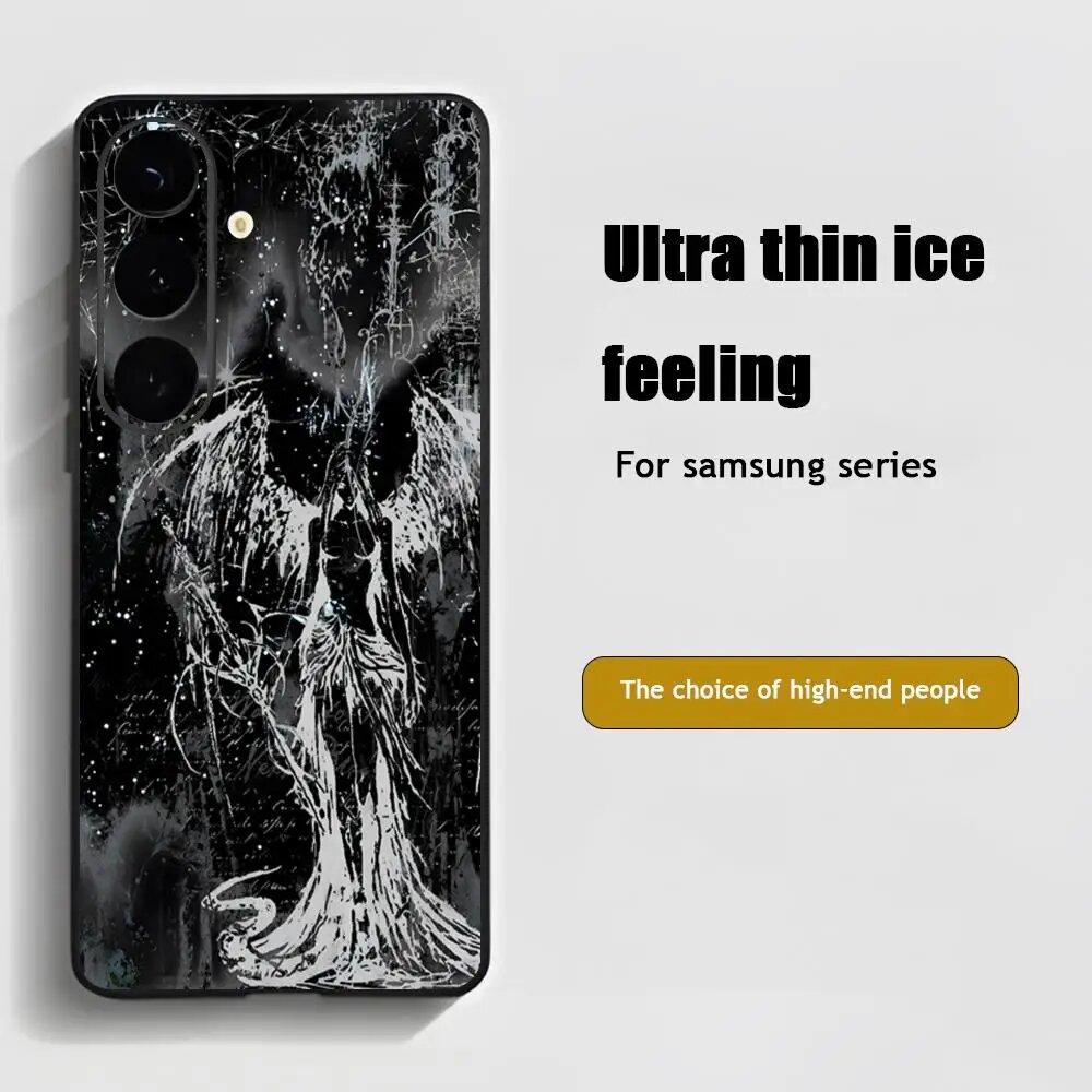 Чехол Samsung Galaxy S22+ 5G Punk Angel Art Black8