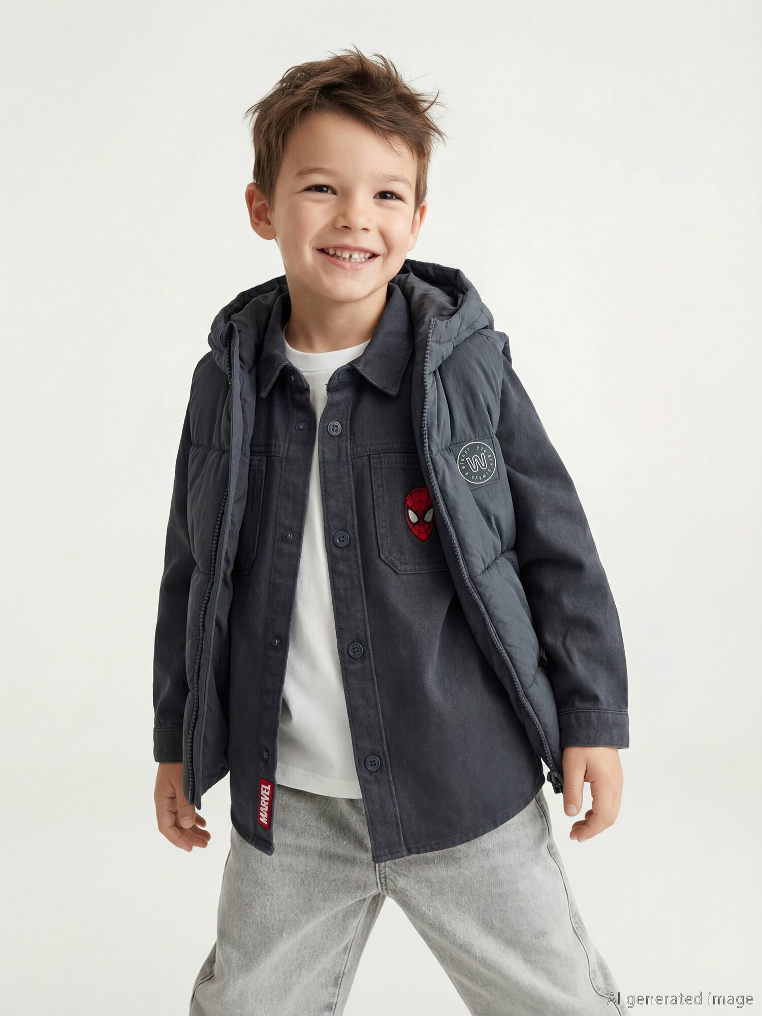 Жилет утеплённый