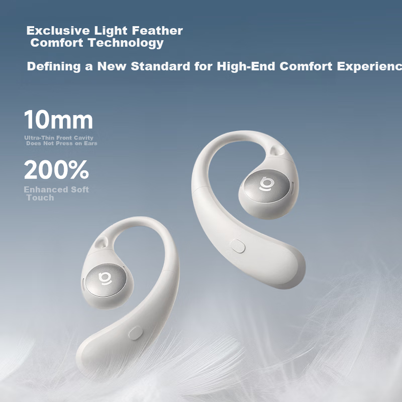 Беспроводные наушники Baseus BF1 с открытым дизайном для спорта и бега, длительный срок службы батареи, совместимость с