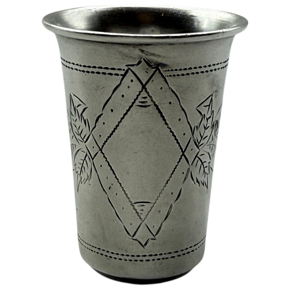 Стопка "Ромб", 25 мл, серебро 0.84, 1899-1908 гг. (ХЛ) Российская империя