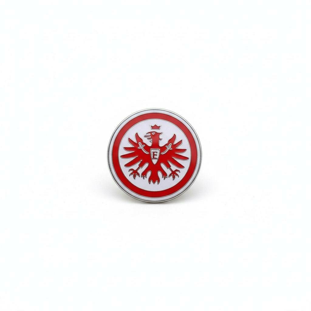 Значок футбольный ФК Айнтрахт, атрибутика для болельщиков Eintracht Frankfurt