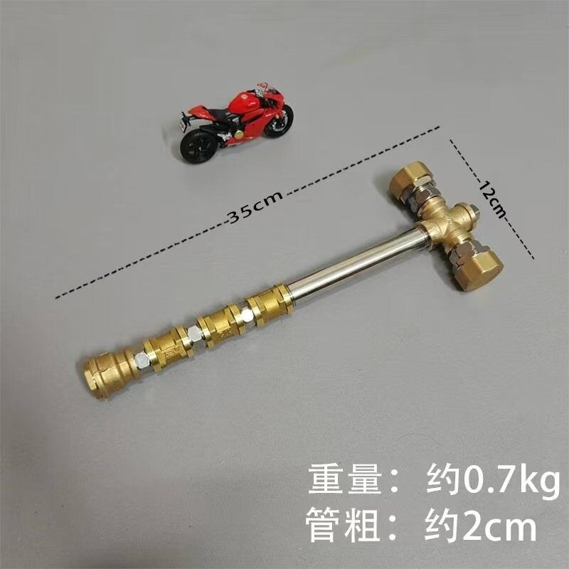 Подлинная копия молота Тора DIY, металлическая фигурка 35 см малого размера для дома и офиса