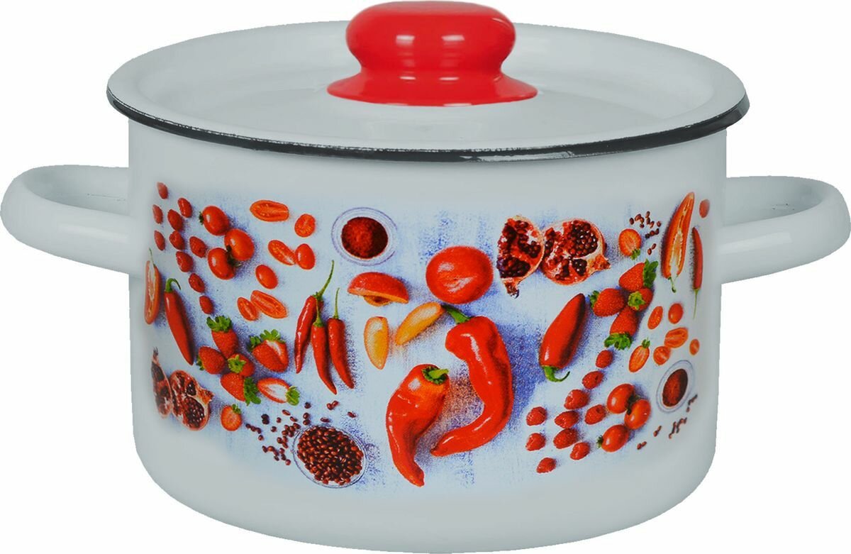 Appetite Кастрюля Паприка, Эмалированная сталь, 2,9 л, 1 шт