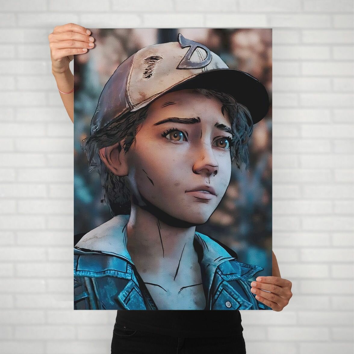 Плакат на стену для интерьера The Walking Dead (Клементина 7) - Постер по игре формата А2 (42x60 см)