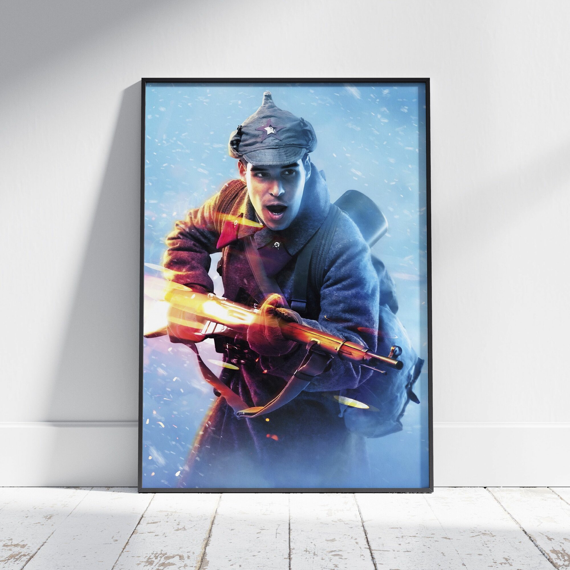 Плакат на стену для интерьера Бателфилд (Battlefield 5 - 11) - Постер по игре формата А4 (21x30 см)