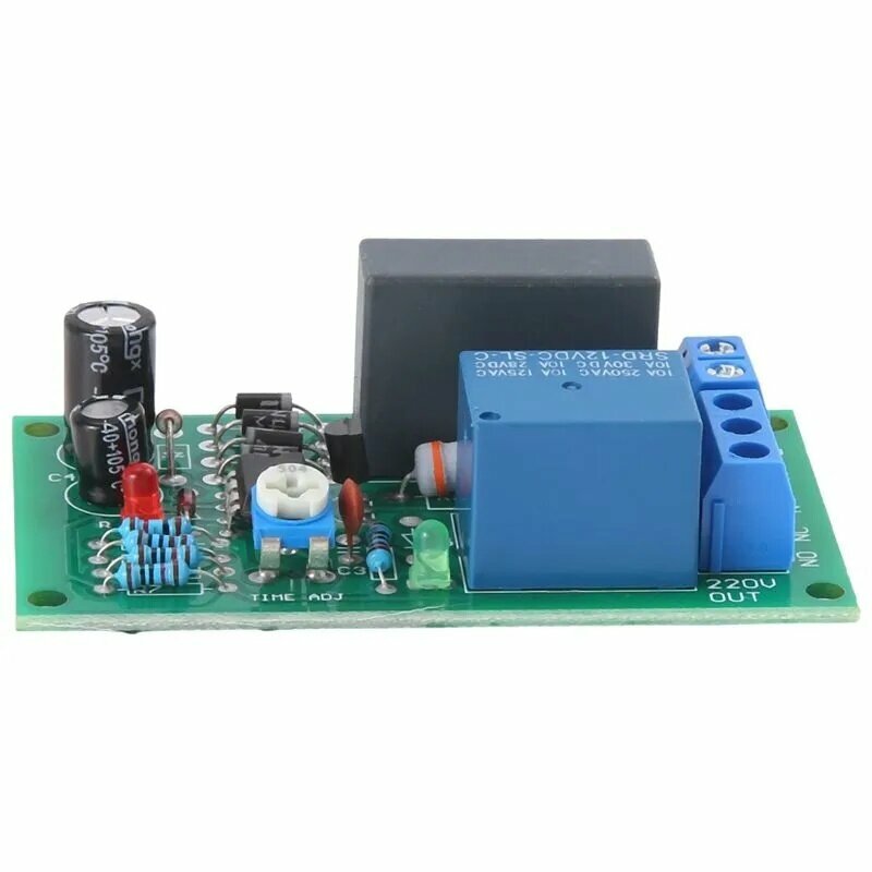 Плата реле 220В, включение питания, временная задержка, схемный модуль, коридорный выключатель, лестничное освещение, D1B5