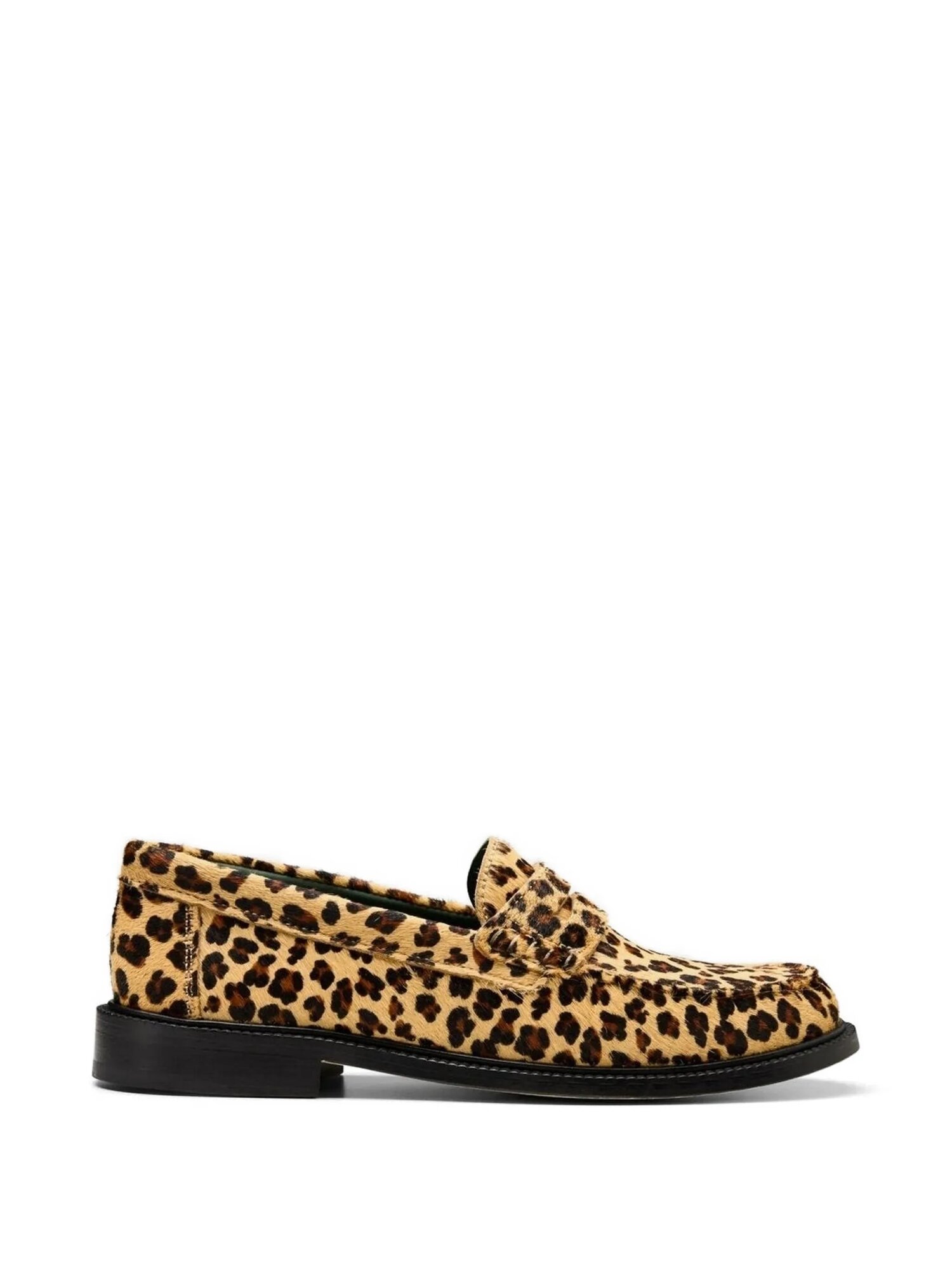 Лоферы Leopard yardee moccasin loafers