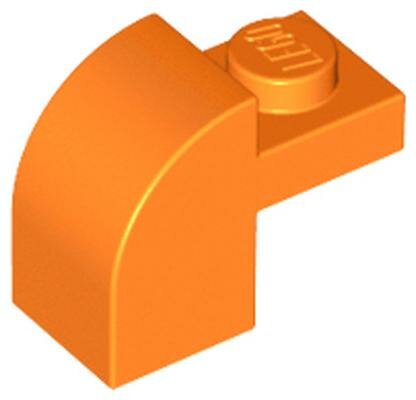 Деталь Lego 6091 Slope, Curved 2 x 1 x 1 1/3 with Recessed Stud