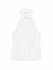 Топ PATRIZIA PEPE Collar top, размер 38, бежевый/белый