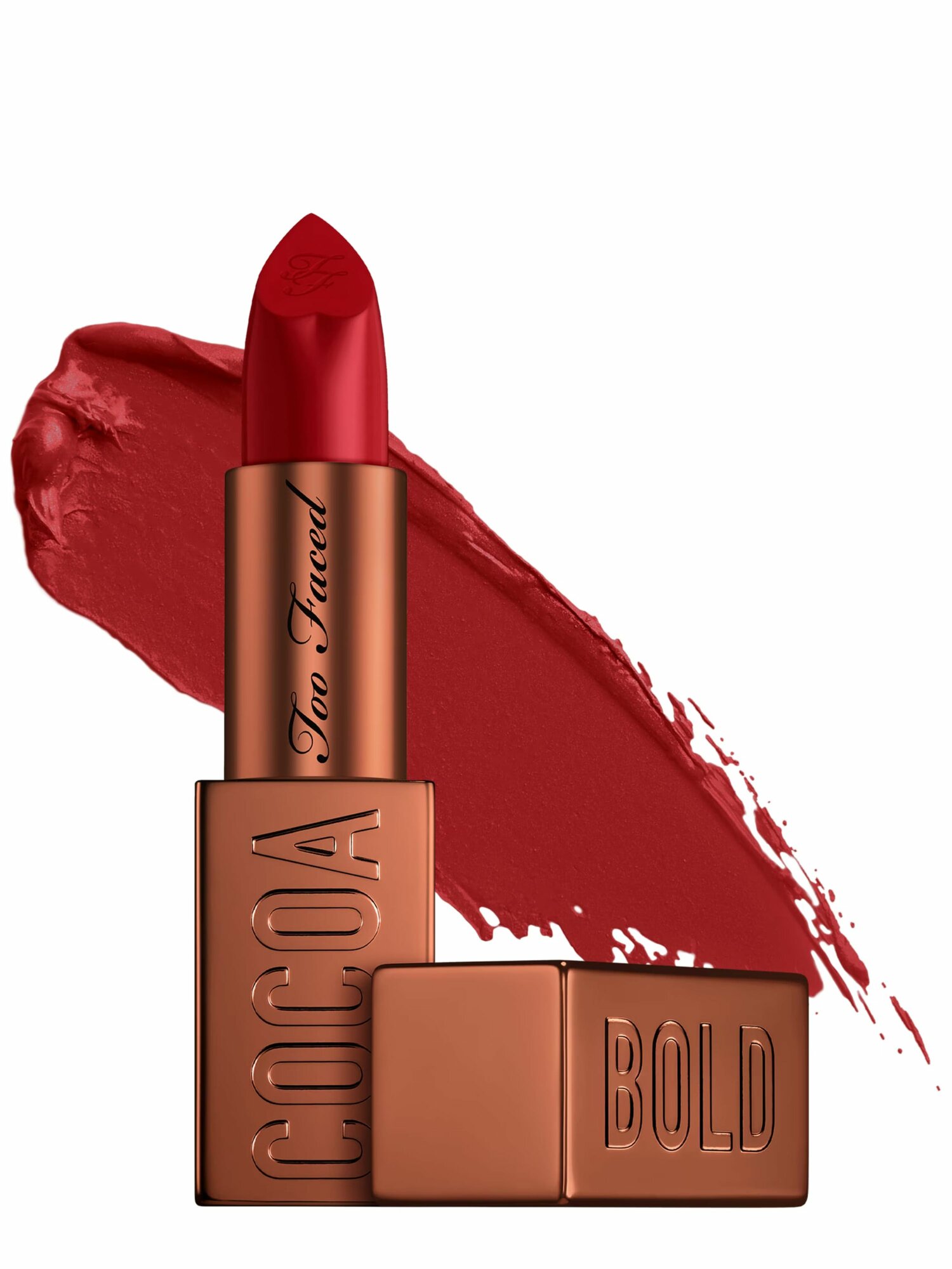 TOO FACED Помада для губ Cocoa Bold Em-Power Cream Lipstick (Chocolate Lava)